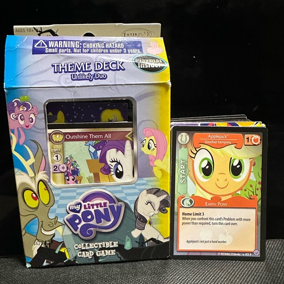 Toys | My Little Pony Card Game Discord Theme Deck Used | Poshmark